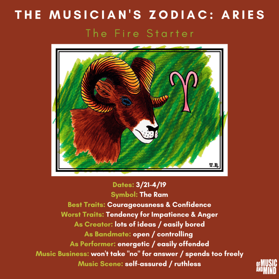 The Musician’s Zodiac: Aries – of music & mind
