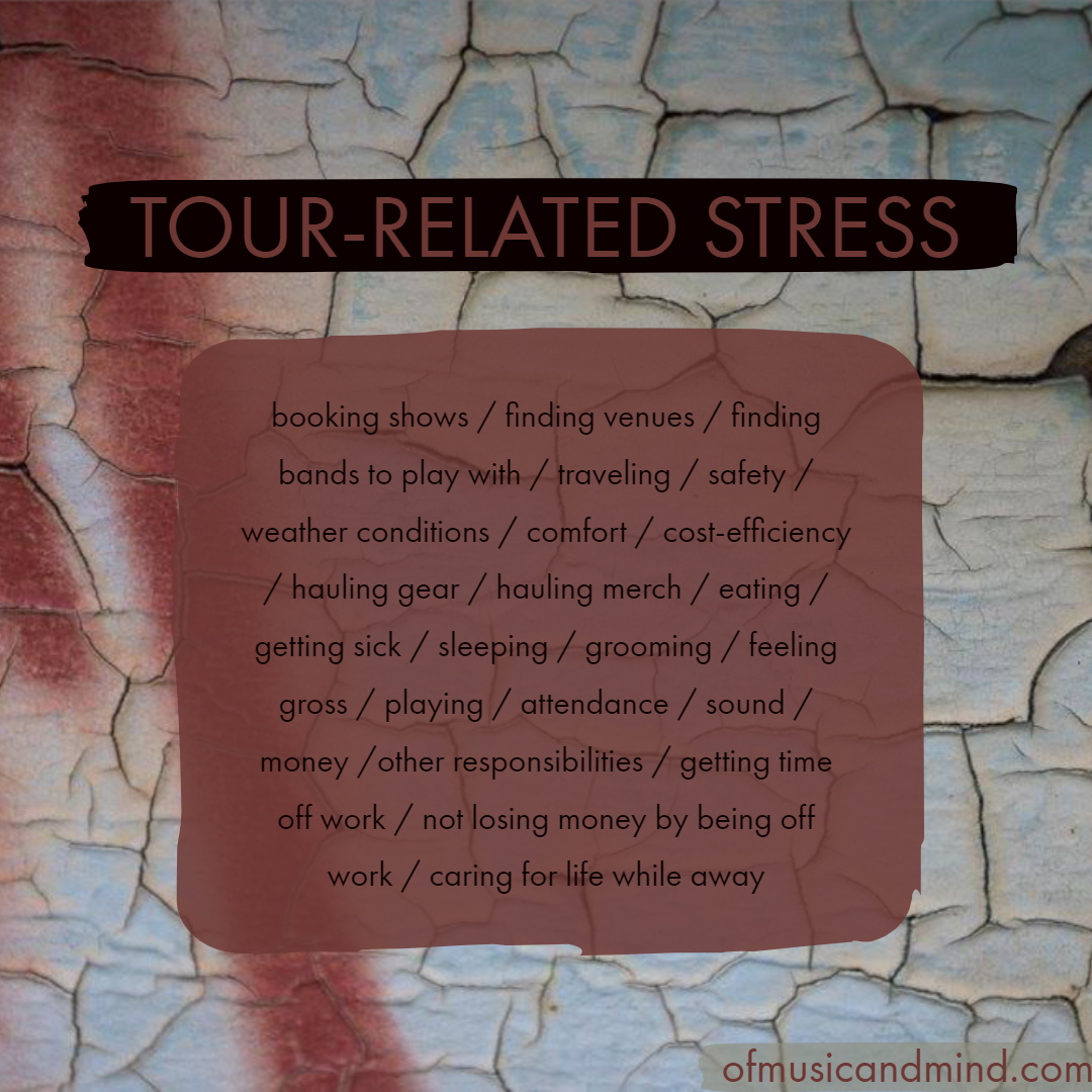 Big List of Musician Stressors – of music & mind